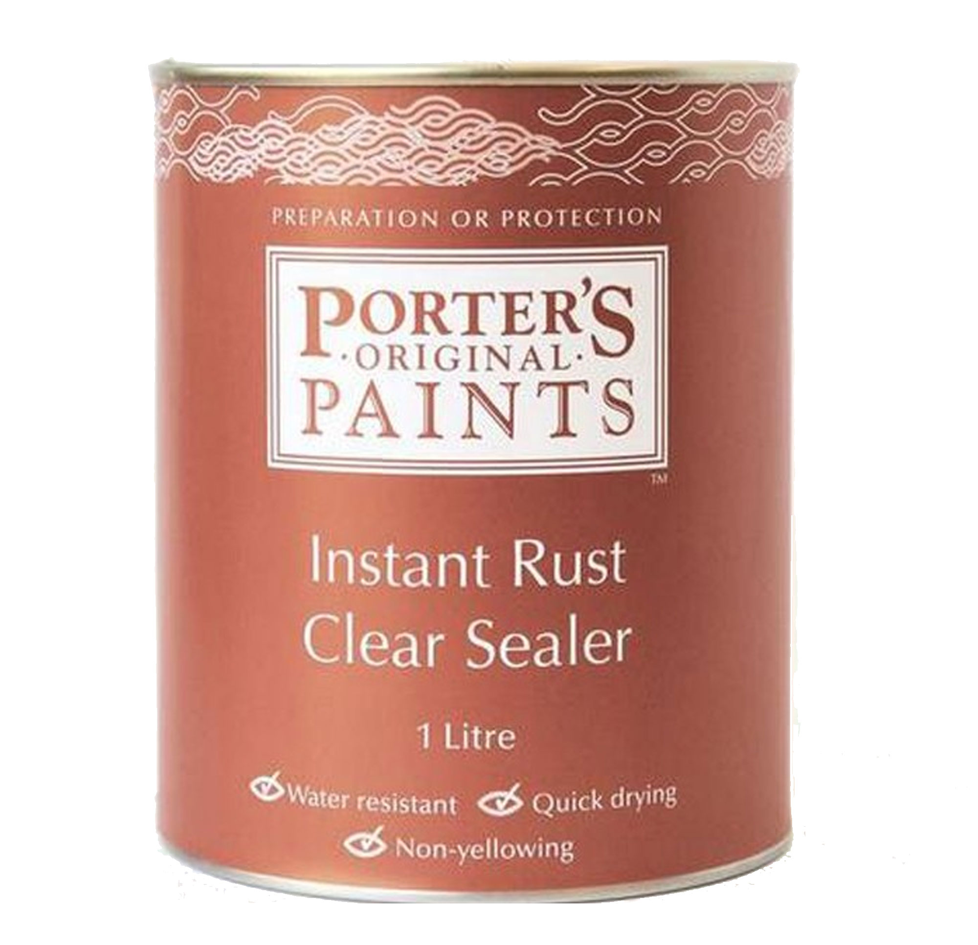 Porters Instant Rust Clear Sealer - Direct Paint