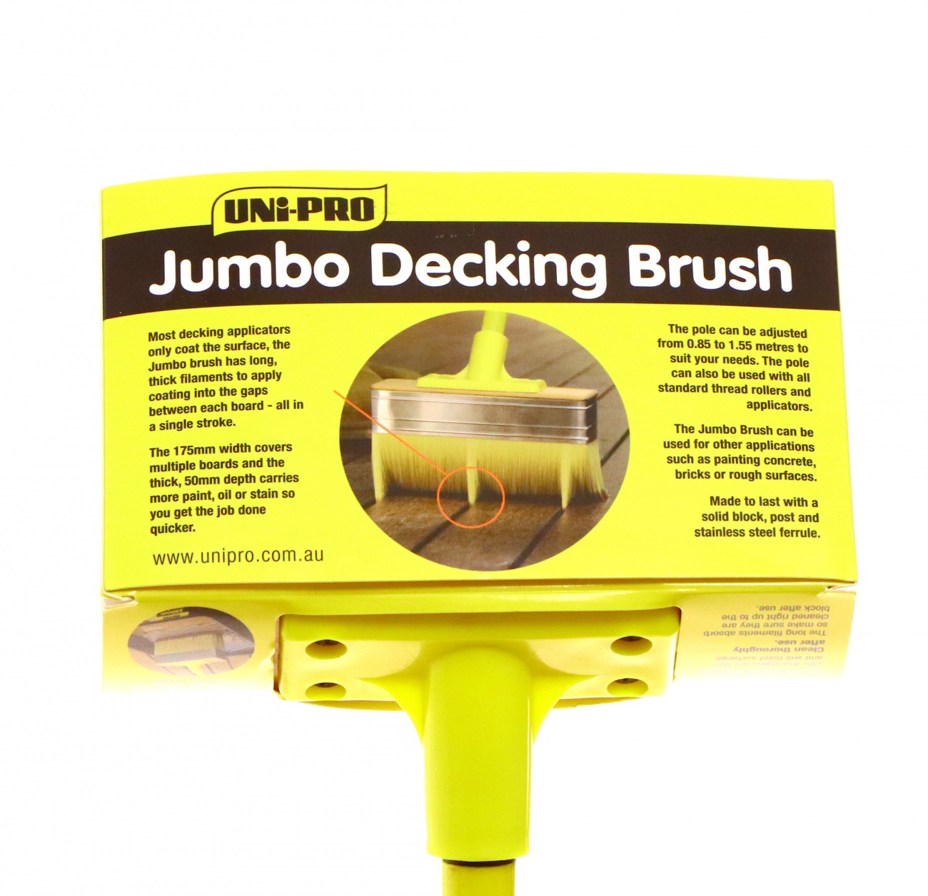 Uni-Pro Jumbo Decking Brush - Direct Paint